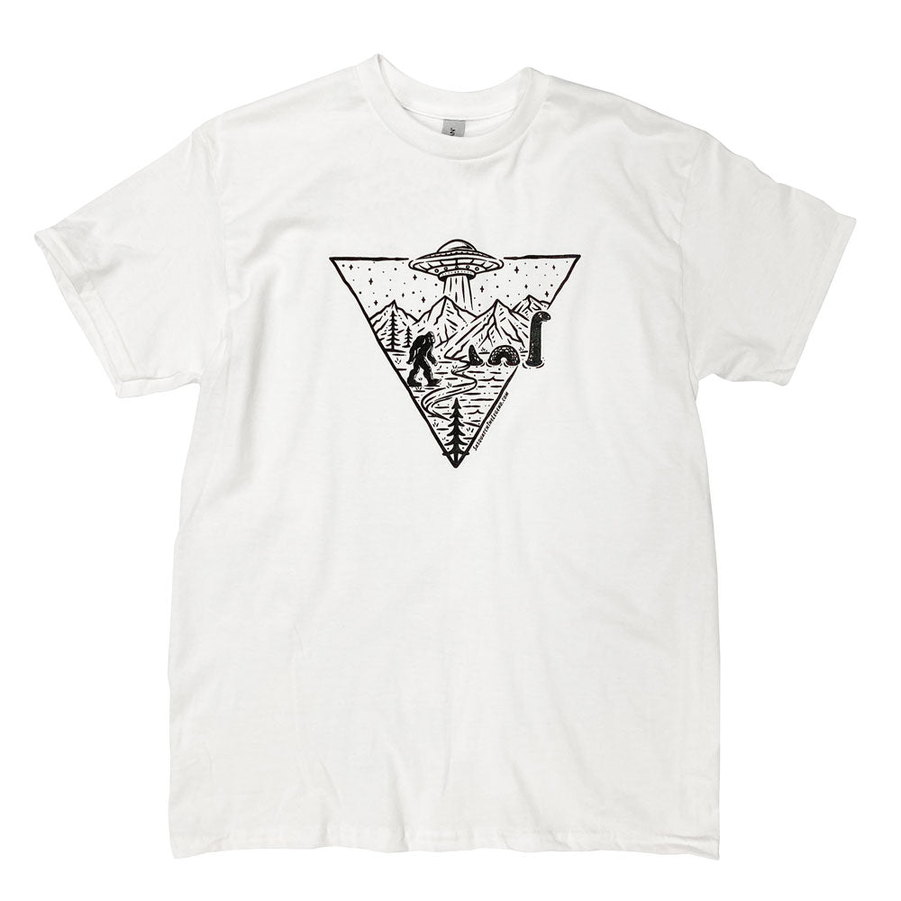 Cryptid Triangle T-Shirt – Sasquatch The Legend