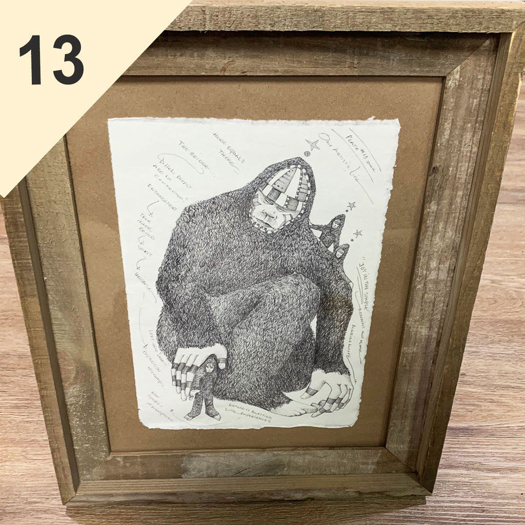 Marcia K Moore Sketchbook Journaling Sketches – Sasquatch The Legend