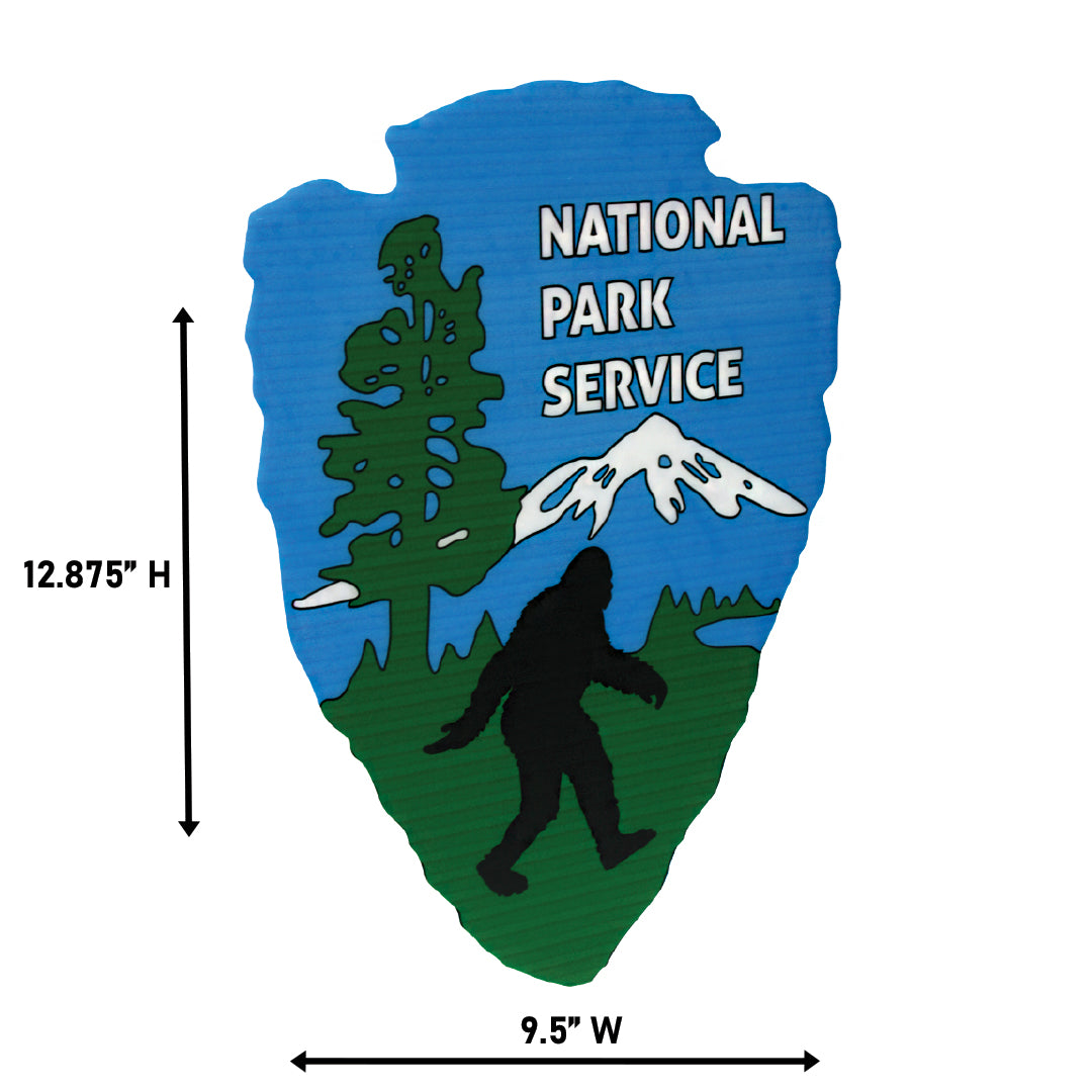 Sasquatch The Legend National Park Service Sign