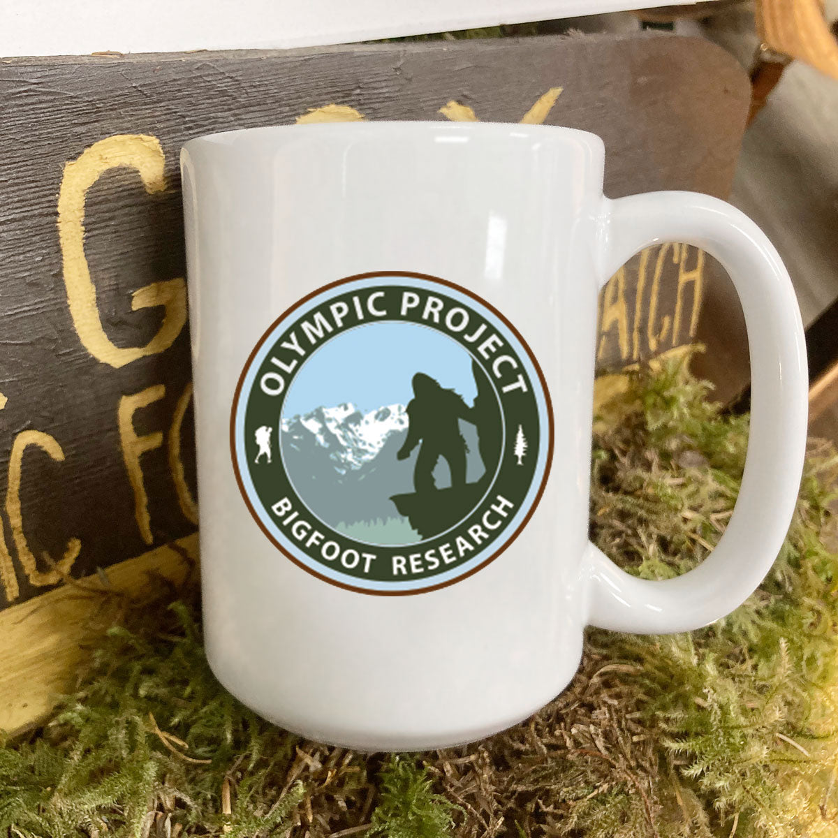 Olympic Project Bigfoot Research Cup, 15 oz. – Sasquatch The Legend