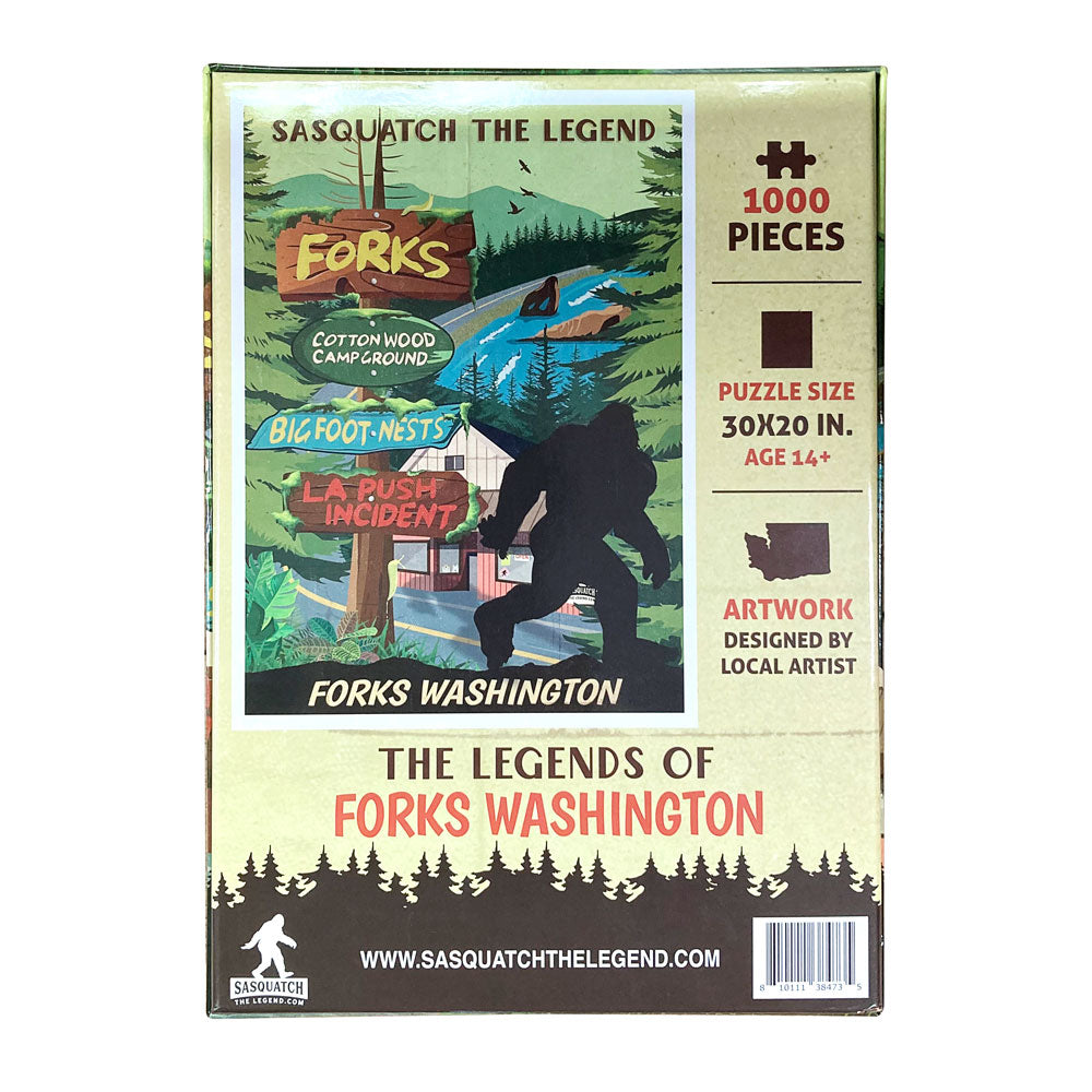 The Legend of Forks Washington Puzzle – Sasquatch The Legend