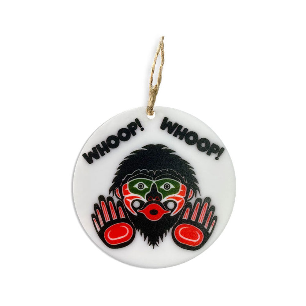 Thomas Sewid's Whoop! Whoop! Ornament – Sasquatch The Legend